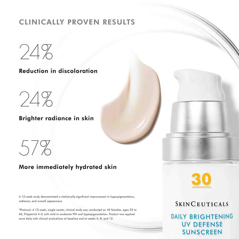 Daily Brightening UV Defense Moisturizing Sunscreen | SkinCeuticals