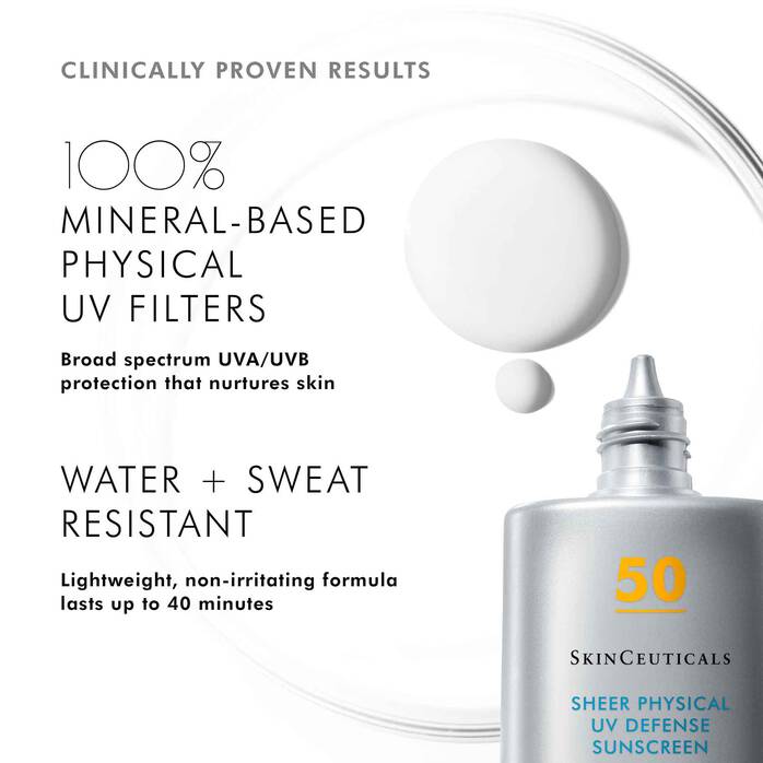 Sheer Physical UV Defense Sunscreen SPF 50 | SkinCeuticals