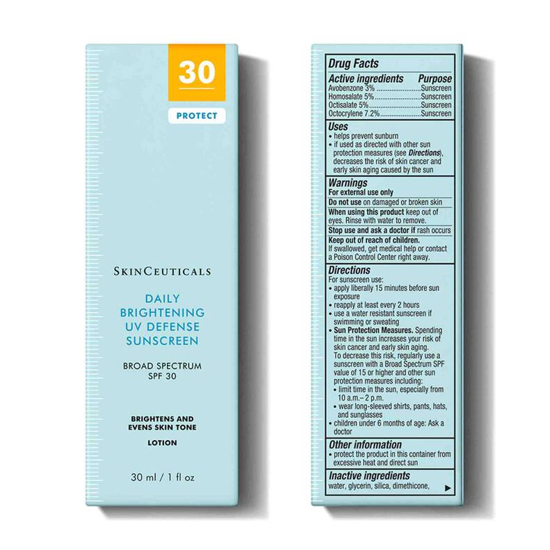Daily Brightening UV Defense Moisturizing Sunscreen | SkinCeuticals